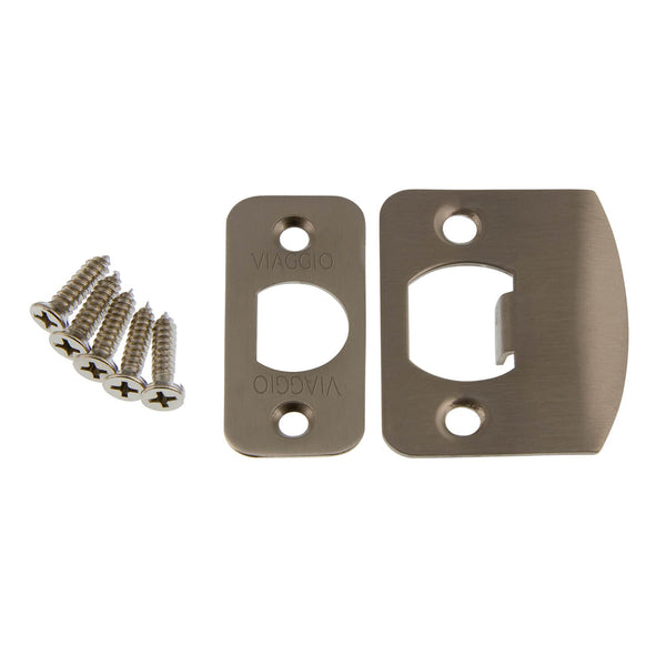 Round Latch Kit in Satin Nickel - Viaggio Hardware